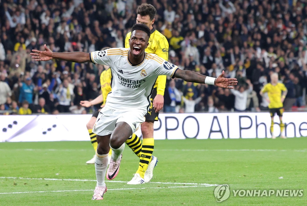 포모스 레알 마드리드, 웸블리에서 도르트문트 2-0으로 꺾고 UCL 15번째 우승